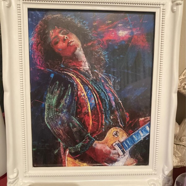 Woman in White Print. Woman Lake Print. Original Art Print. Oil ...