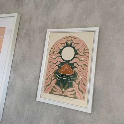 Botanical Print Boho Floral Wall Art Modern Plant Artwork Flower ...