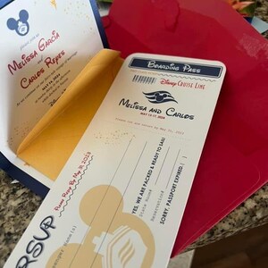 Vintage Disney Ticket Epcot Ticket Invitation Bat Mitzvah - Etsy