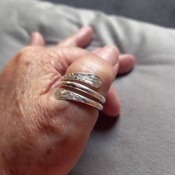 Pure 100% Copper Wrap Ring, Arthritis Thumb Ring, Solid Copper Ring ...