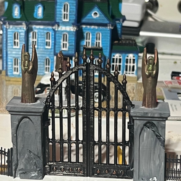 Dnd Cemetery Graveyard Gates Tabletop Scatter Terrain RPG D&D 28mm ...