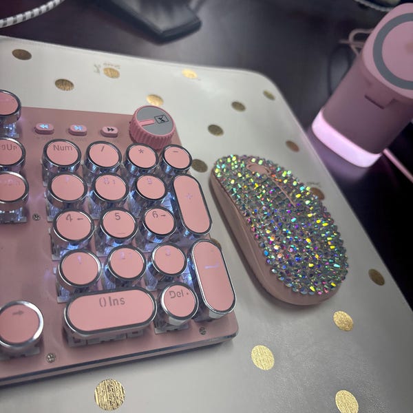 Blinged Keyboard - Etsy