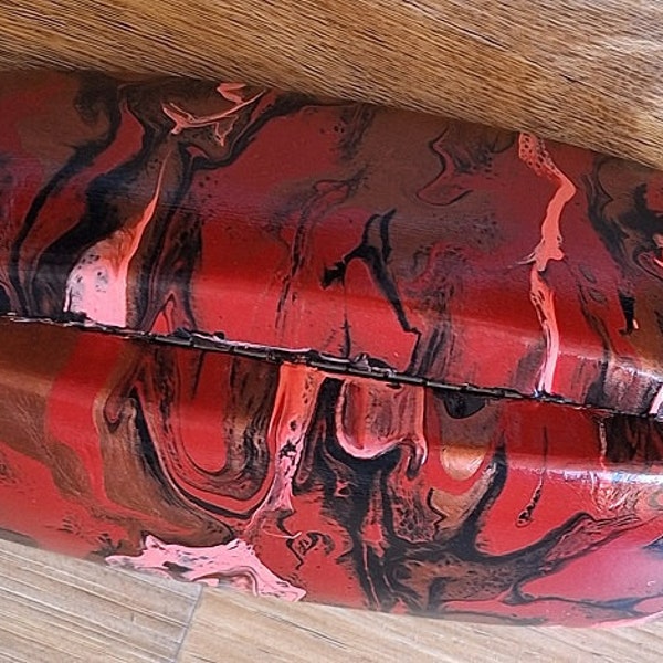 Custom Hard Eye Glass Case, Abstract Painted Glasses Case, Painted Eye ...