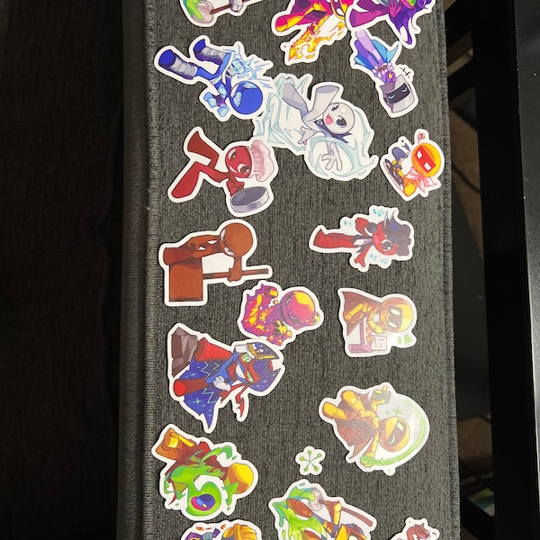 Gildedguy Sticker Sheet - Clear / Die Cut / All Characters - Etsy