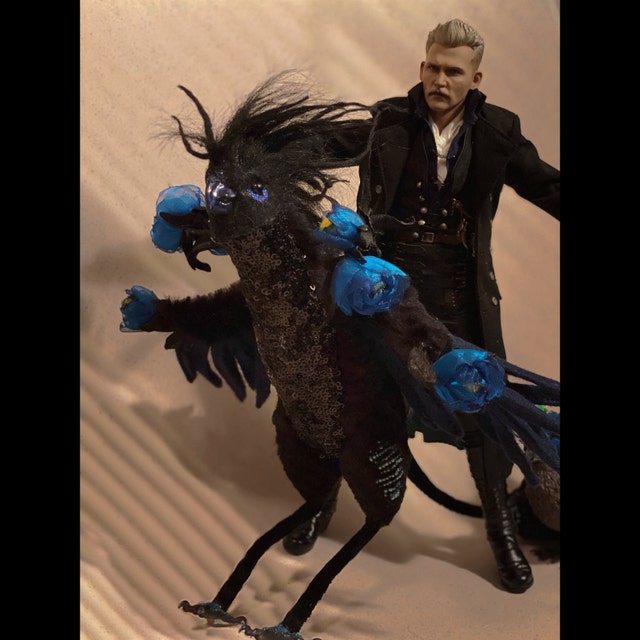 Art dolls animals soft sculpturefantasy by GothicForestDolls