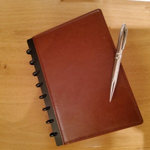 Top Bound A5 Kraft Discbound Notebook A5 Discbound Reporter Notebook - Etsy