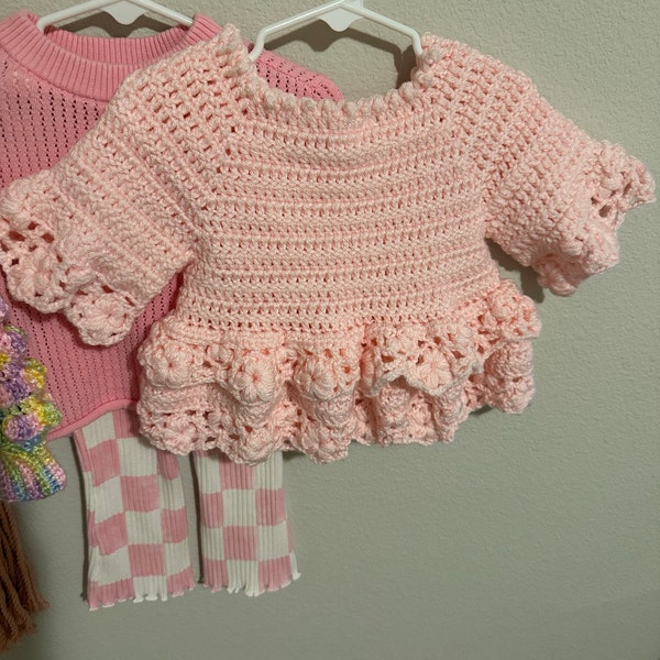 Crochet Pattern Baby or Girls Top - Newborn to 10 Years - Etsy