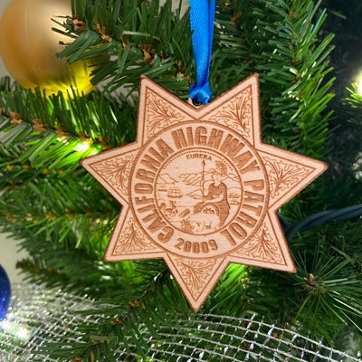 CHP Ornament Ornament California Highway Patrol CHP Wives - Etsy
