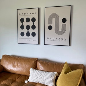 Black Mid Century Modern Printable Wall Art Minimalist - Etsy