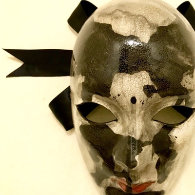 Full Face Masquerade Mask. Hand Painted Horror Theater and Scary ...