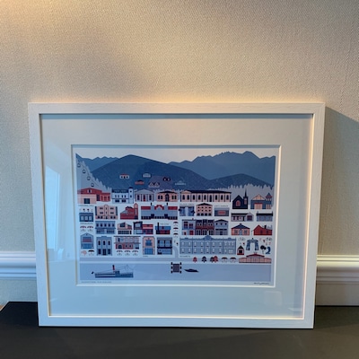 VAIL, Colorado. Mountain Ski Trail Map Wall Art Print. by Bridget Hall ...