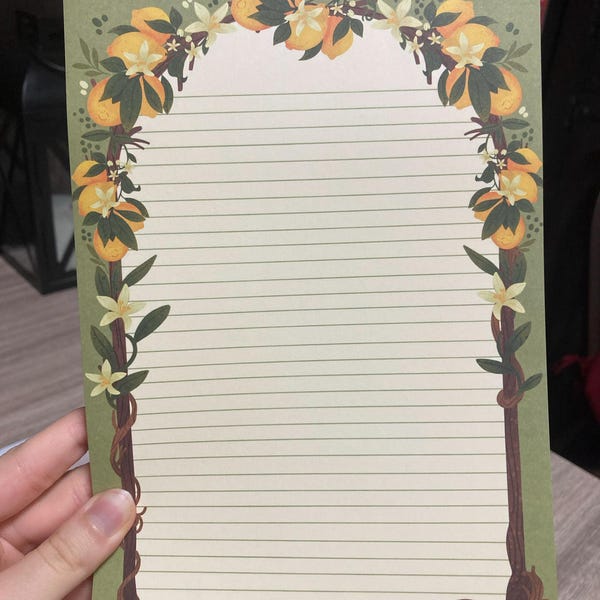 Lemon Letter Paper A5 To-do - Letter Paper Sized Notepad - to Do ...