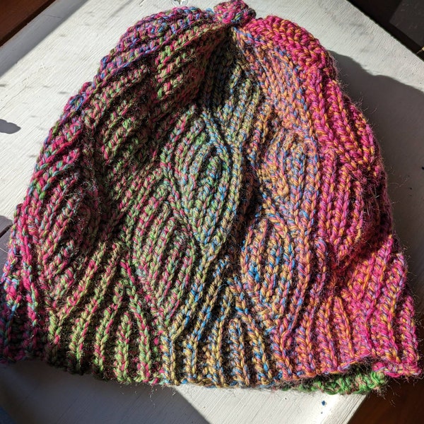 CROCHET PATTERN- GIANNA Knit-look Slouchy Cropped Beanie,hat ...