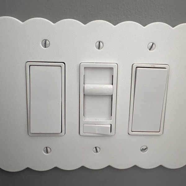 Pastel Pink Cloud Light Switch Cover Single Rocker Custom Design ...