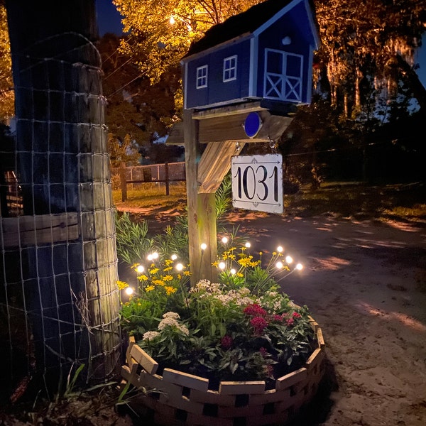 Rustic Address Sign, House Numbers, Mail Box Plaque , Shabby Farmhouse ...