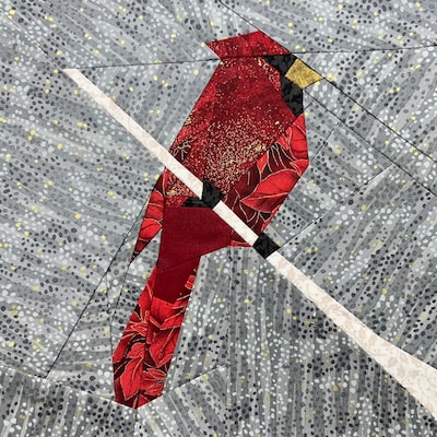 Cardinal Paper Piecing Pattern - Etsy