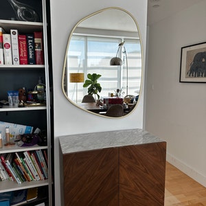 Gold Framed Asymmetrical Mirror New Elegant Piece for Your Home Decor ...