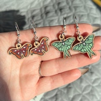 Spiral Star Clay Charm Necklaces, Earrings, Keyrings, Phone Charms and ...