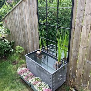 Galvanised Trough 120 CM - Cattle Trough - Zinc Planters - Etsy UK