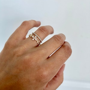 Kyrie Rosary Ring 14k 18k Gold - Etsy