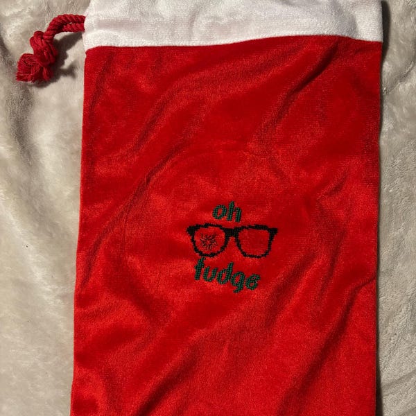 A Christmas Story Broken Glasses Christmas Ornament Cross Stitch ...