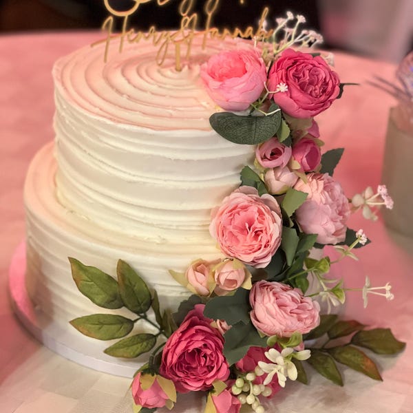 Engagement Ring Cake Topper - Personalized Engagement Cake Topper ...