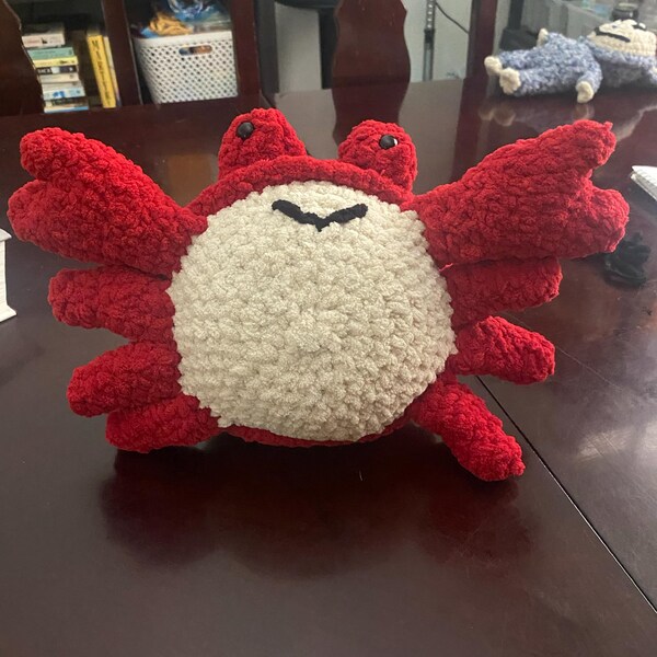 NO-SEW Crab Plush Crochet PATTERN - Etsy