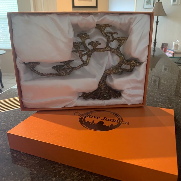 Chanukah Menorah Bonsai Tree Unique Hanukkah Menorah Modern Rustic Look ...