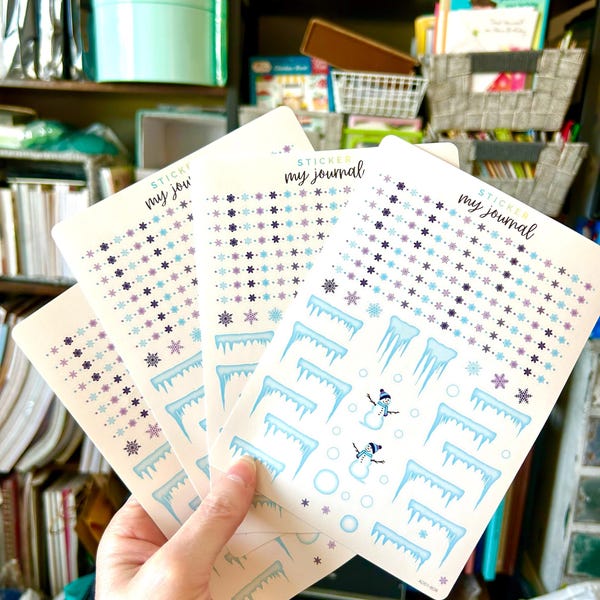 June Monthly Bullet Journal Sticker Kit - Summer Camping Themed ...