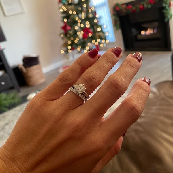 Platinum Ring - Extra Skinny Stacking Ring - Etsy