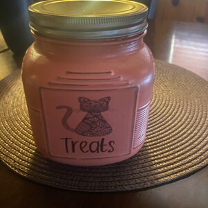 Rustic Cookie Jar, Farmhouse Cookie Jar, Gallon Glass Cookie Jar ...