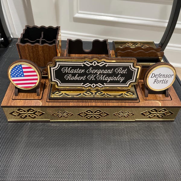 Custom Design All-duty Desk Name Plate, Table Name Plate With Business ...