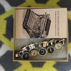 Vintage Typewriter Bracelet One Additional Key on Bracelet for - Etsy