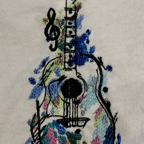 Guitar Machine Embroidery Designs,guitar Embroidery Designs,guitar ...
