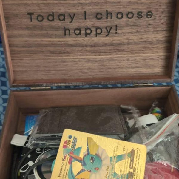Personalized Memory Wooden, Keepsake Gift Box Valentine Christmas Day ...