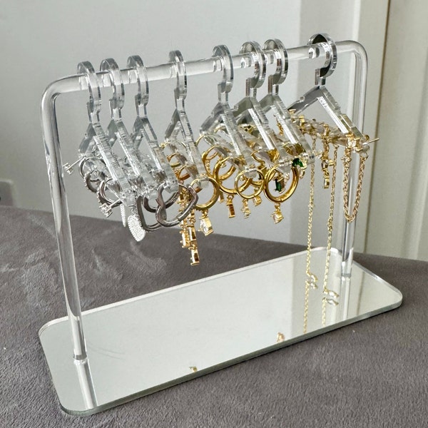 Earring Hanger Stand| Jewellery Rack Display|miniature Clothing Rack ...