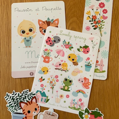 Squirrel Square Notepad Cute Notepad Kawaii Notepad Winter - Etsy