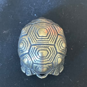 Small Brass Turtle / Tortoise Bell Goblin Guardian Bell - Etsy