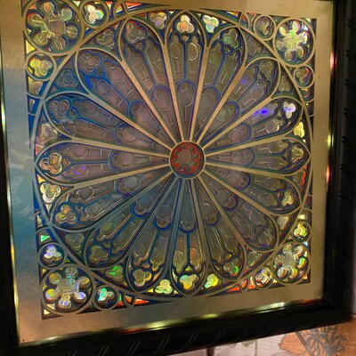 Notre Dame Southern Rose Window, Layered Digital File, Download SVG, AI ...