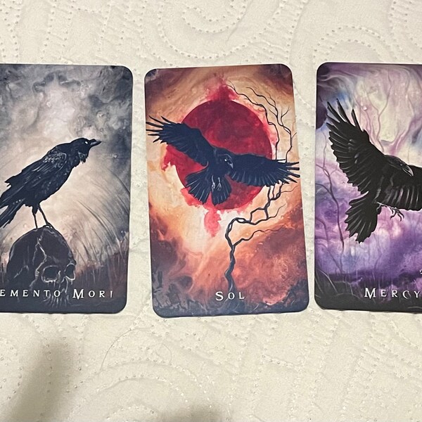 Wisdom of the Raven Oracle Deck - 52 Card Oracle Deck Featuring ...