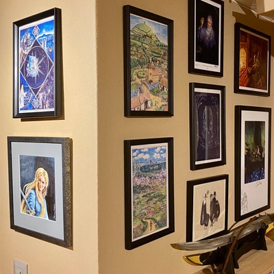 Bag End Door Art Print the Hobbit, the Lord of the Rings, J. R. R ...