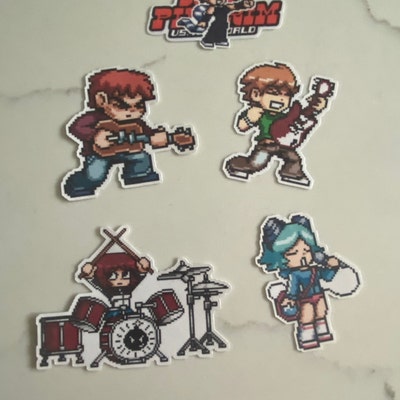 Scott Pilgrim Band Scott Pilgrim VS. the World Stickers - Etsy