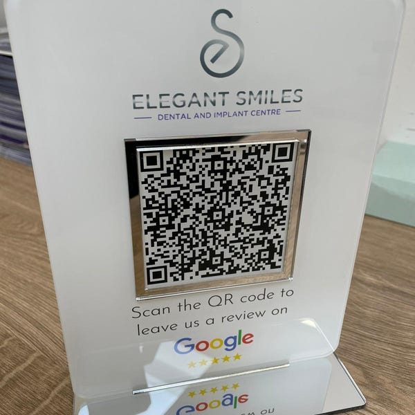Business Review Link or Social Media QR Code | Salon Sign | Beauty Sign ...