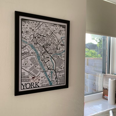 Map of York Prints - Etsy