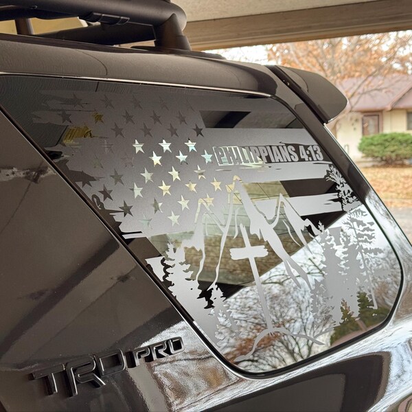 Sunroof Floral Compass Vinyl Window Decal - Etsy