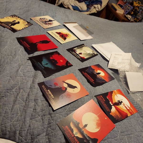 Book Genre Posters Set of 10, Classroom Decor, Library Decor, Book ...