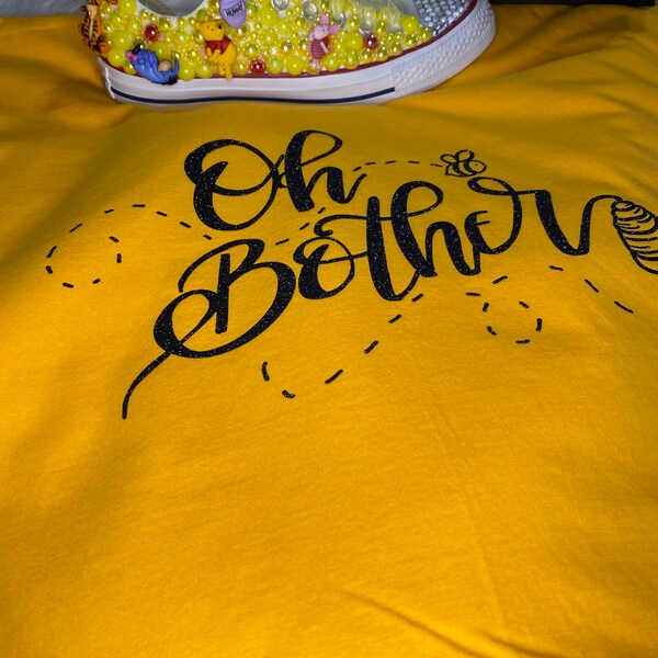Winnie the Pooh SVG Oh Bother Shirt Hand Lettered Clipart Silhouette ...