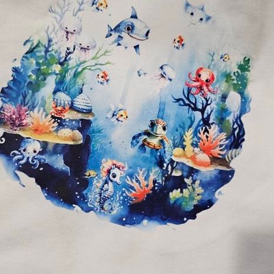 Cute Under the Sea Animals Watercolor Clip Art Bundle Sea Animals ...