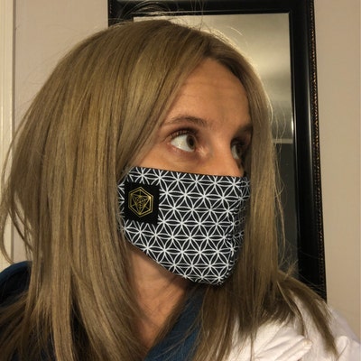 Rave Hood Festival Hood Reversible Holographic Hood Face Mask Rave Mask ...