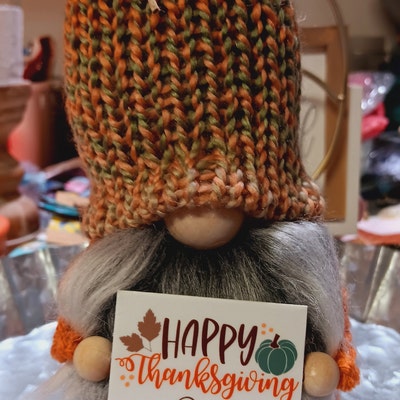 Fall Pine Cone Decor, Fall Gnome, Fall Shelf Sitter Gnomes, Fall Tiered ...